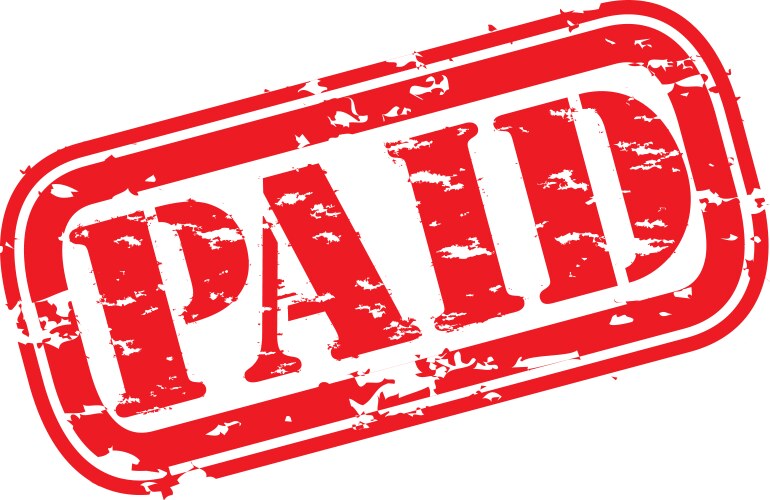 Paid Stamp Vector Images (over 2,700)