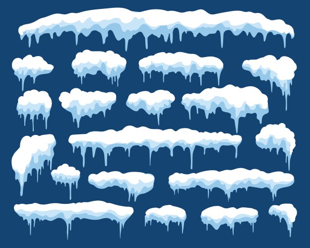 Snow Dripping Vector Images (over 850)