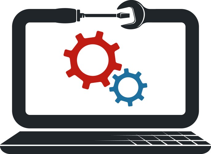 Laptop Repairs Maintenance Logos Vector Images (over 350)