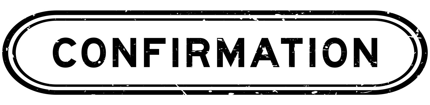 Grunge red tbc to be confirmed word round rubber Vector Image