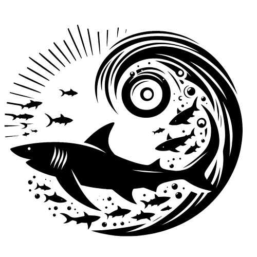 Black and White Ocean Wave Vector Images (over 69,000)