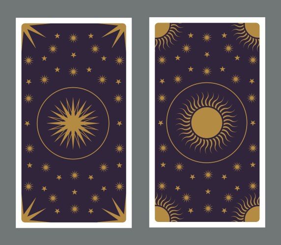 Tarot Card Back Vector Images (over 330)