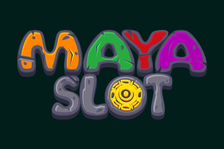 Maya stone frame with text aztec Royalty Free Vector Image