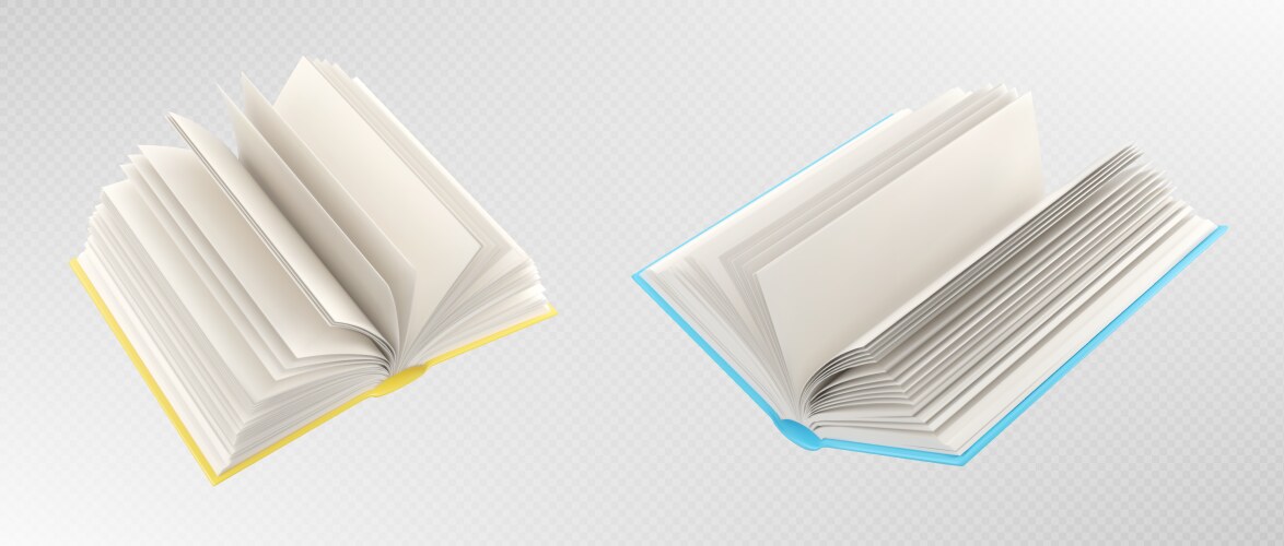 Blank Book Open Pages Vector Images (over 11,000)