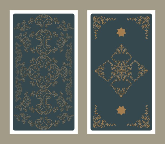 Tarot Card Back Vector Images (over 350)