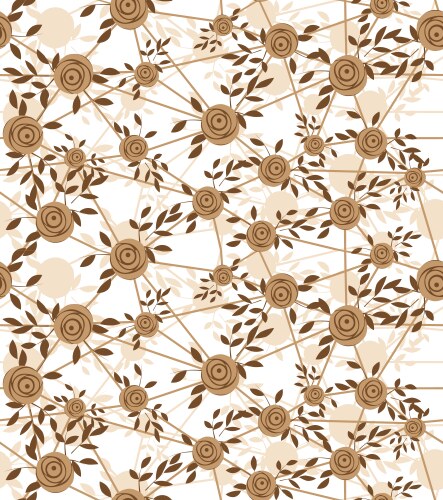 Flower seamless pattern Royalty Free Vector Image