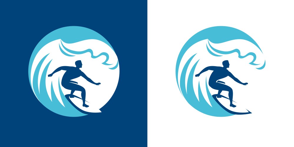 Surfing day is a fun and exciting event Royalty Free Vector