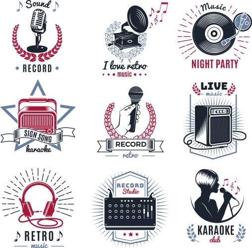 Music Vintage Logos Vector Images (over 16,000)