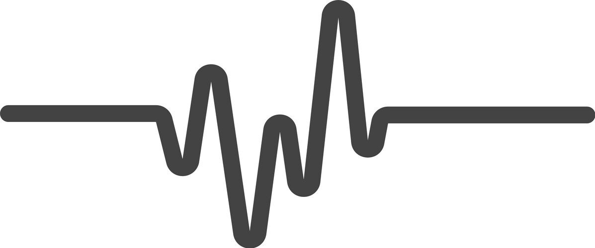 Medical Heartbeat Pulse Symbol – Royalty-Free Vector | VectorStock