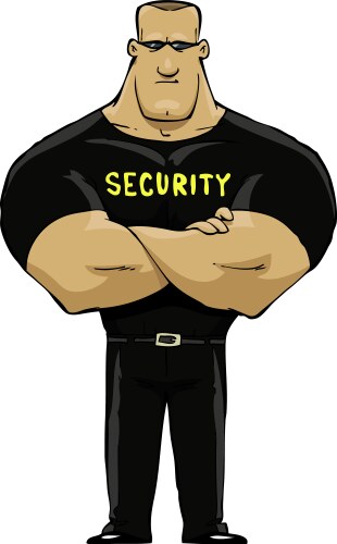 Cartoon Guard Security Vector Images (over 11,000)