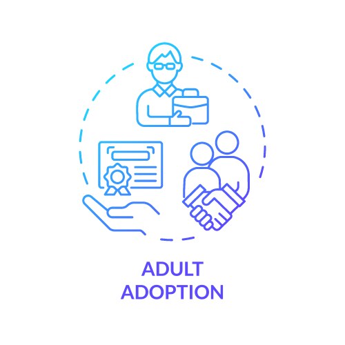 Fluency language proficiency blue gradient Vector Image