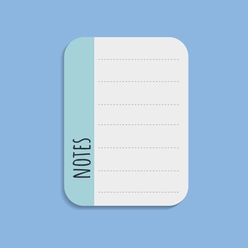 Printable Notepad Vector Images (over 4,200)
