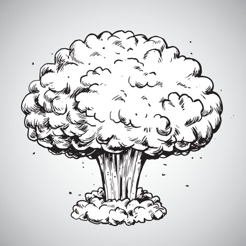 Nuclear Bomb Drawing Vector Images (over 580)