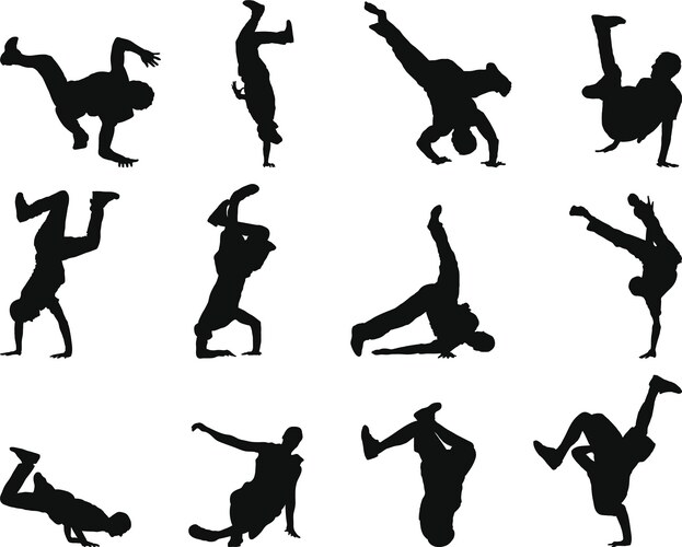 Breakdance Silhouette Vector Images (over 680)