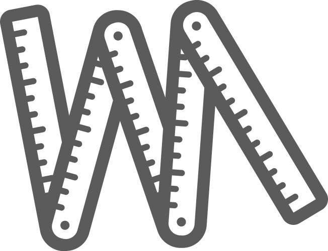 Tape measure tool vintage concept Royalty Free Vector Image