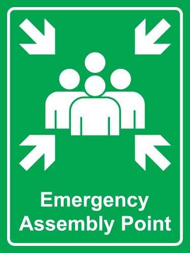 Emergency Assembly Point Vector Images (over 190)