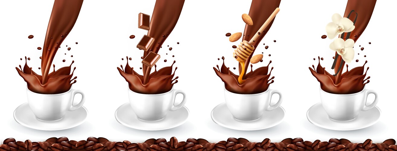 Coffee Splash Vector Images (over 5,700)