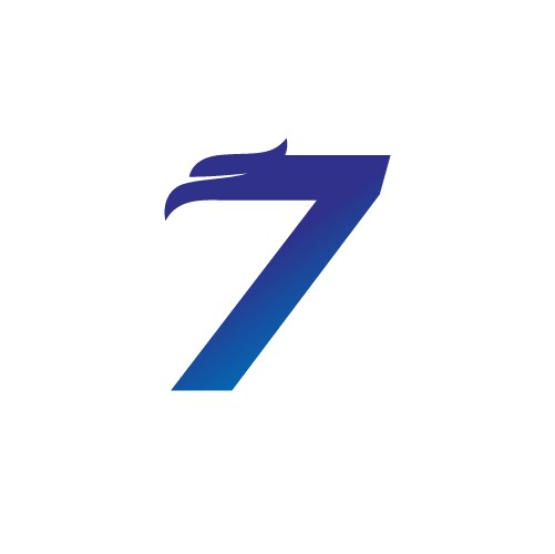 Number 7 Vector Images (over 19,000)