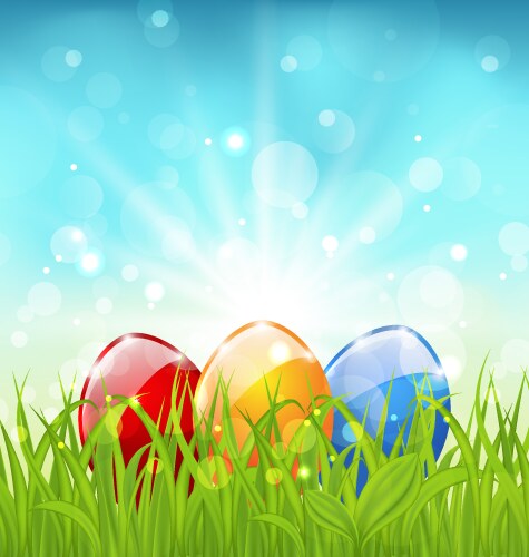 Easter background Royalty Free Vector Image - VectorStock