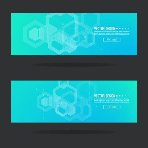 Futuristic header Royalty Free Vector Image - VectorStock