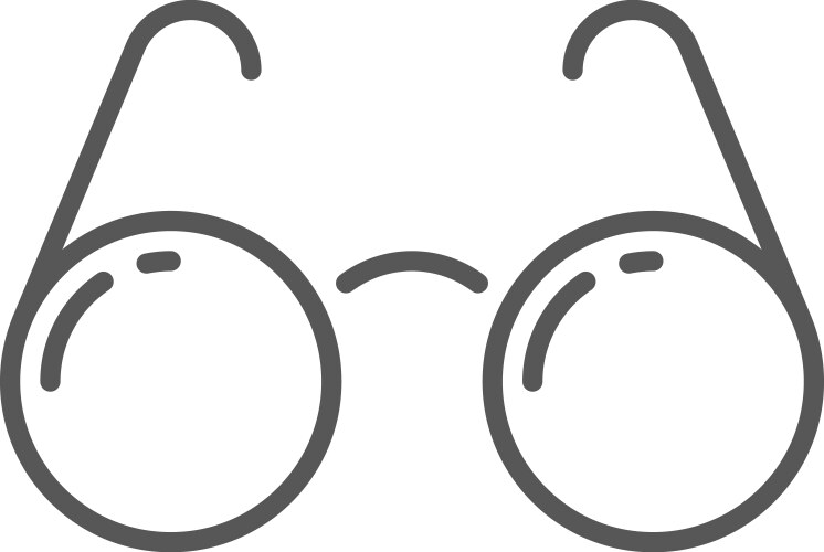 Eyeglasses outline Vector Images & Graphics for Commercial Use ...