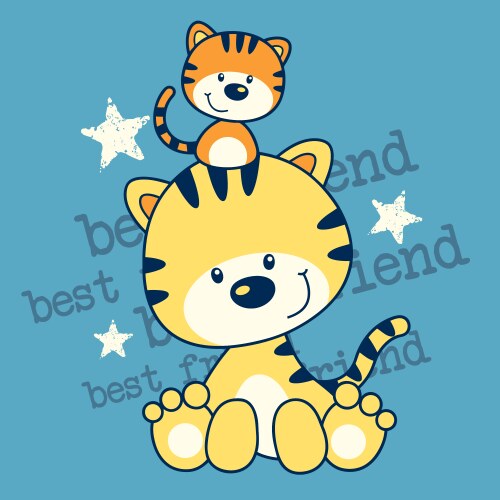 Princess best friend with horse cute Royalty Free Vector