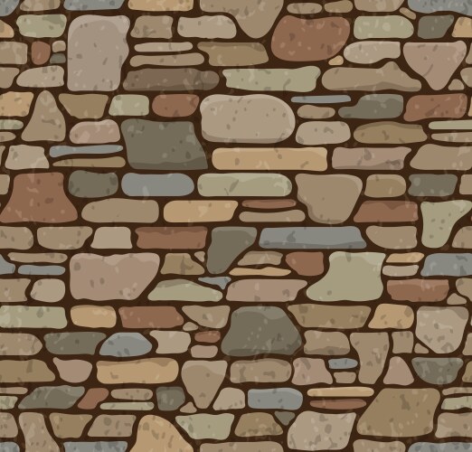 Seamless cartoon stone texture Royalty Free Vector Image