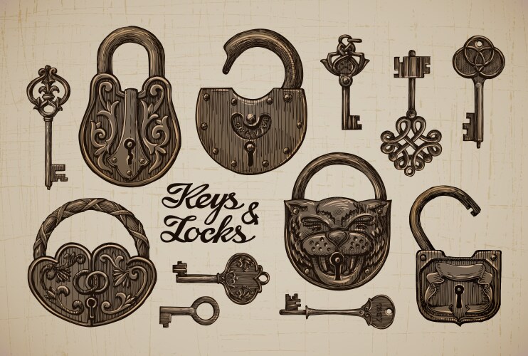 Keys Key Outline Vector Images (over 83,000)