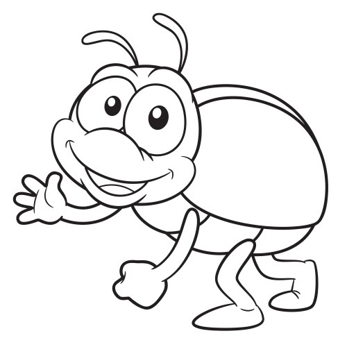 Insect Coloring Outline Vector Images (over 15,000)