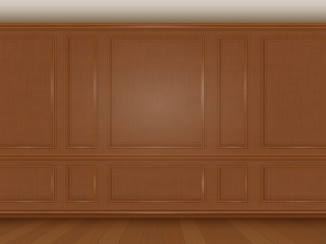 White wooden wall panel Royalty Free Vector Image