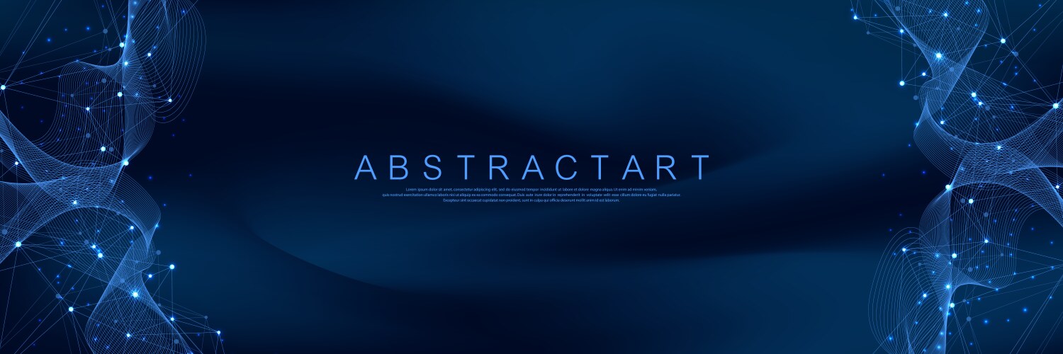 Abstract Global Network Connection Background Vector Image