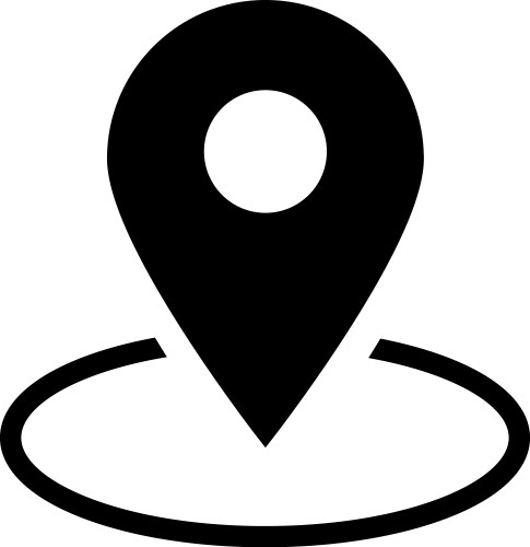 Location symbol map geography direction Royalty Free Vector