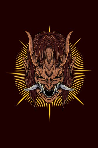 Angry monster head Royalty Free Vector Image - VectorStock