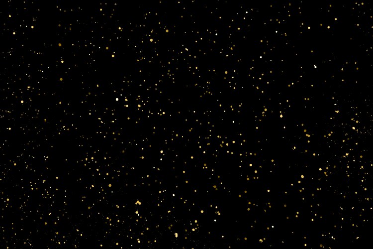 Golden stardust Royalty Free Vector Image - VectorStock