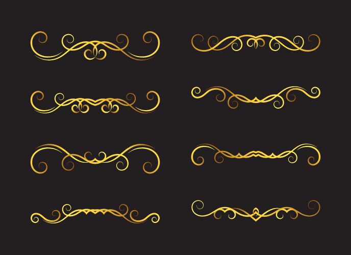 Colorful chalk drawing dividers frames Royalty Free Vector