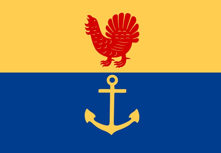 A flag solleftea Royalty Free Vector Image - VectorStock