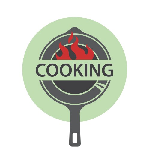 Never stop cooking Royalty Free Vector Image - VectorStock