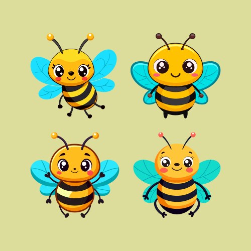 Cute Bee Vector Images (over 32,000)
