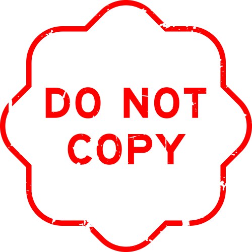 Controlled Copy Stamp Vector Images (over 180)