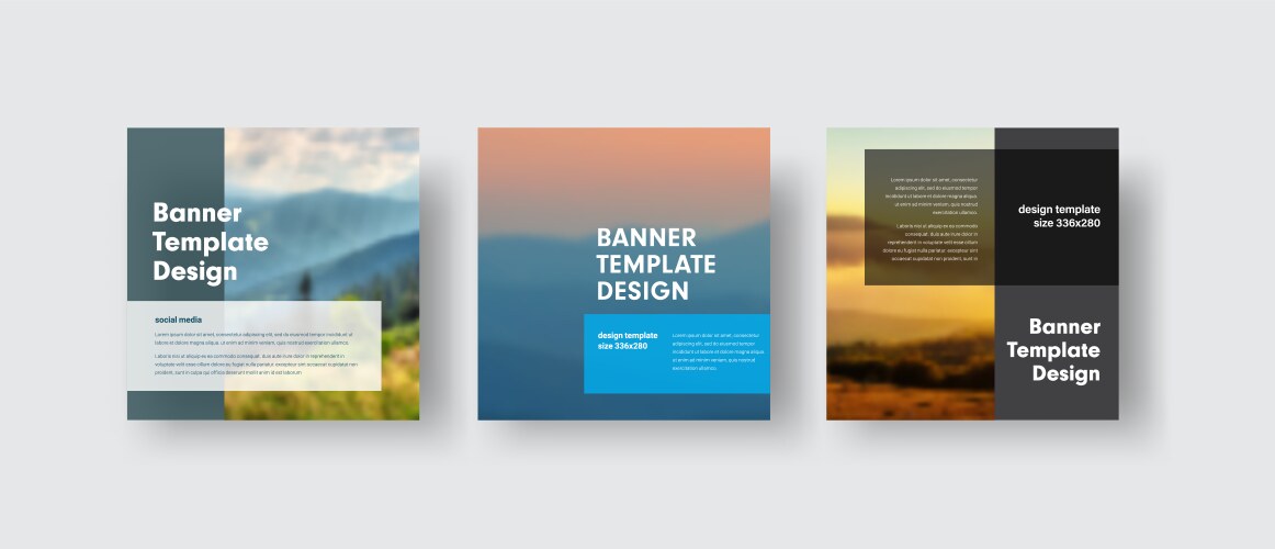 Elevator horizontal banners set Royalty Free Vector Image