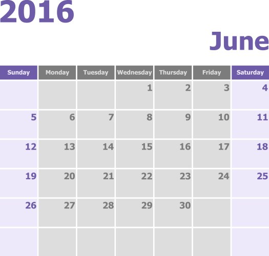 2016 calendar template with zodiac signs Vector Image