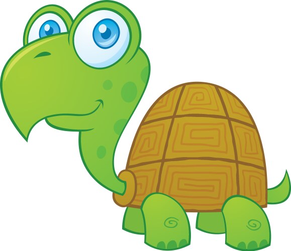 Cartoon turtle Royalty Free Vector Image - VectorStock