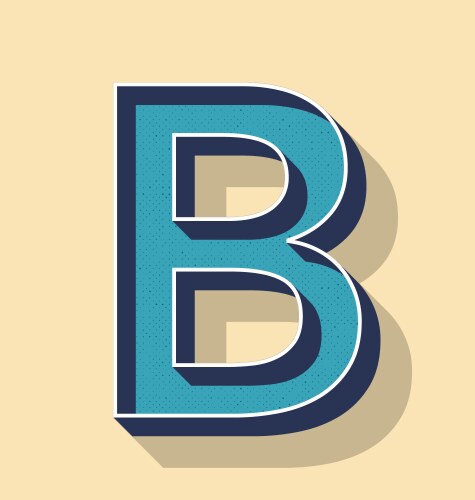Letter B Bold Vector Images (over 3,100)