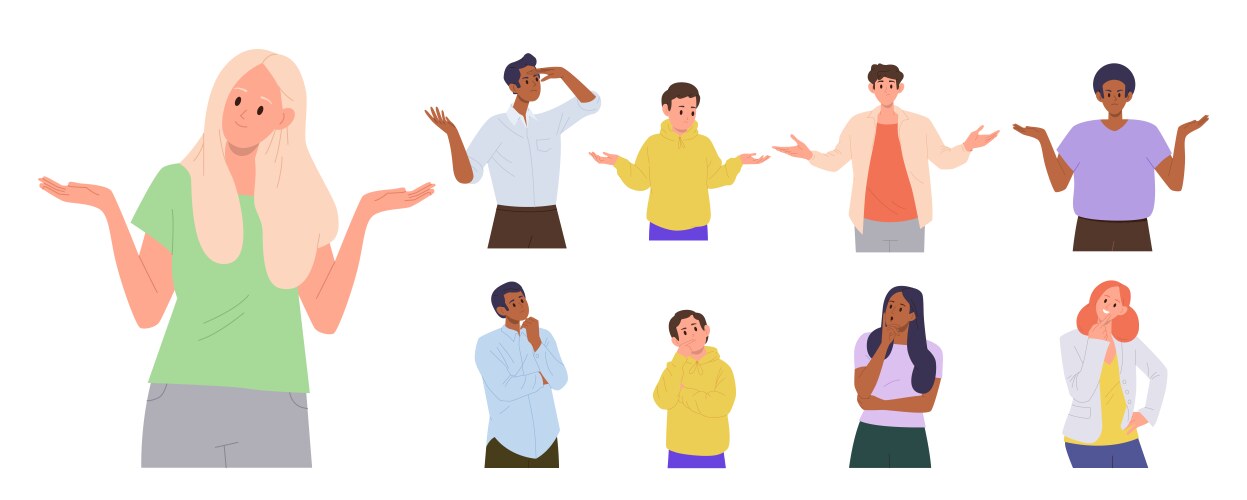 Confused Cartoon Characters Vector Images (over 19,000)