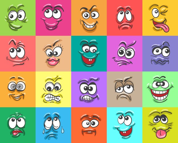 Cartoon Facial Expressions Vector Images (over 85,000)