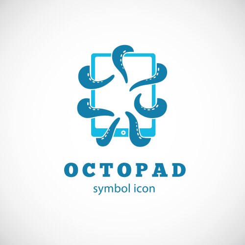 Octopus logo Royalty Free Vector Image - VectorStock