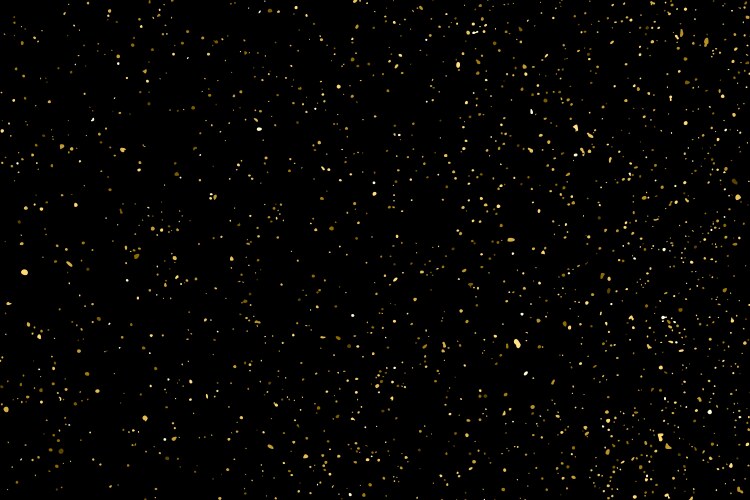 Golden stardust Royalty Free Vector Image - VectorStock