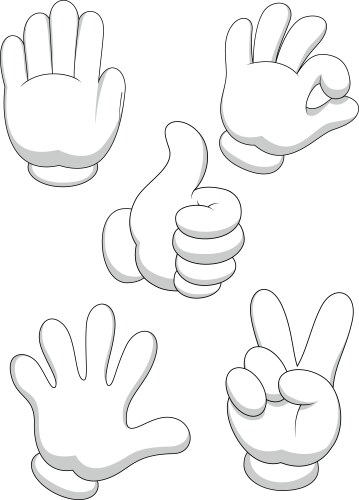 Cartoon Middle Finger Vector Images (over 1,200)