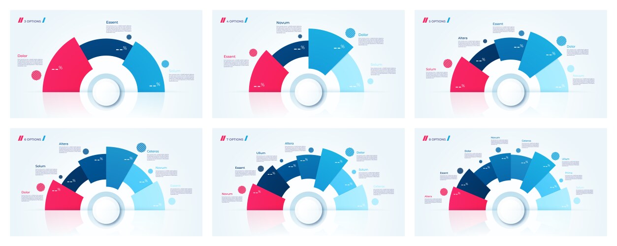 Infographic with world map chart and graphic Vector Image