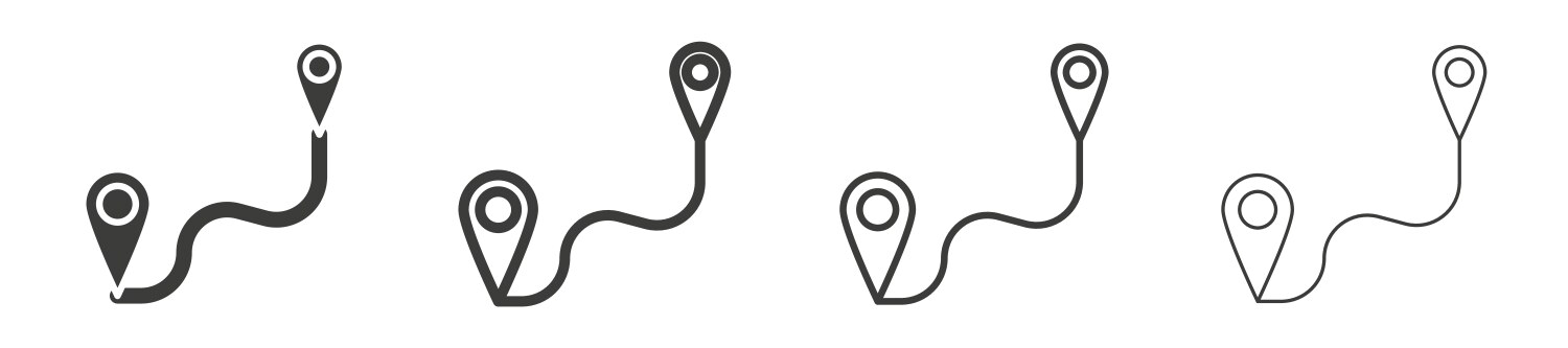 Lecture icon set on white background Royalty Free Vector